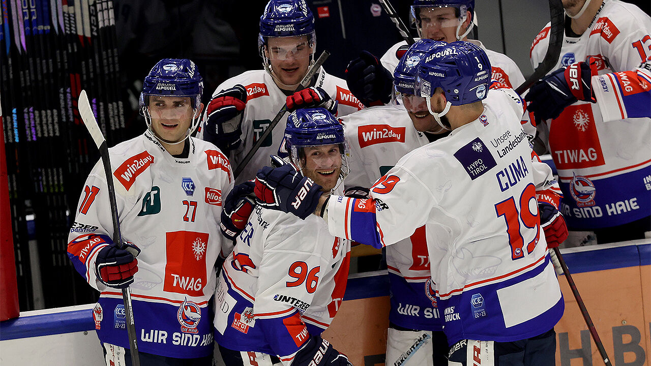 ICE HC Innsbruck behauptet gegen Ljubljana Tabellenführung