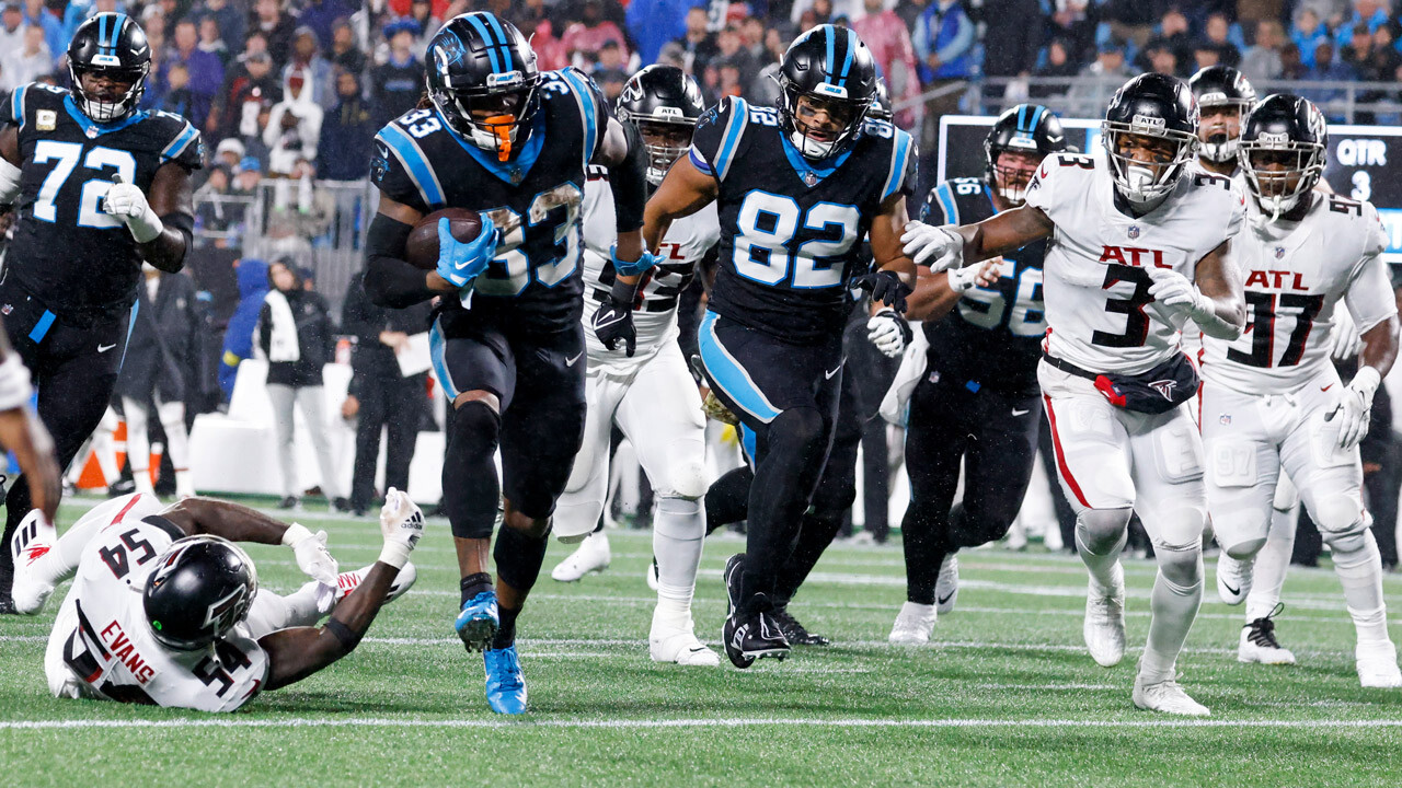 NFL: Carolina Panthers setzen sich gegen Atlanta Falcons durch