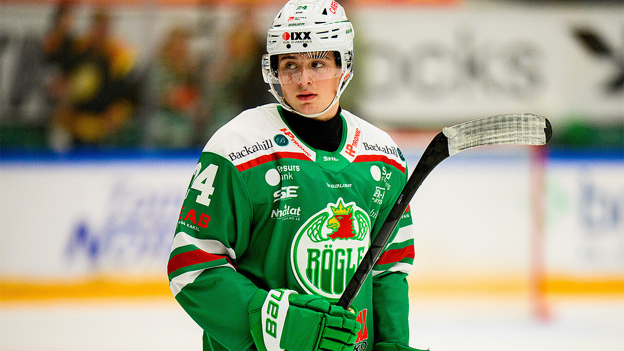 CHL: Marco Kasper kommt Mitte November mit Rögle nach Salzburg