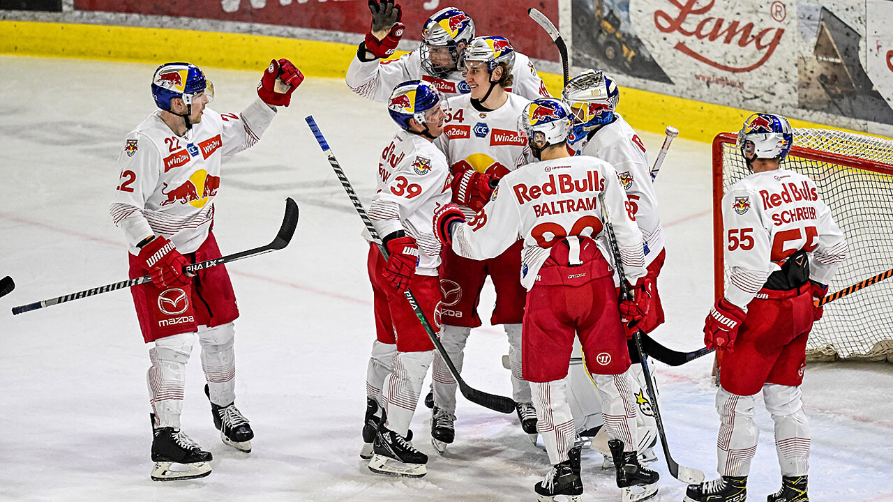 ICE: Red Bull Salzburg beendet Niederlagenserie bei HC Innsbruck