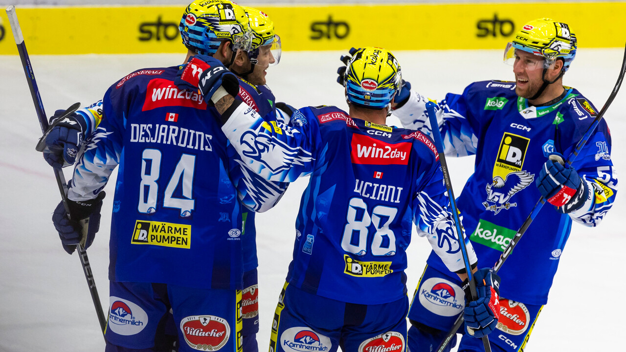 ICE: VSV beendet Siegesserie von Meister RB Salzburg