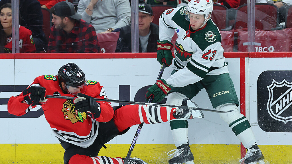 NHL: Marco Rossi überzeugt bei Wild-Sieg in Chicago erneut