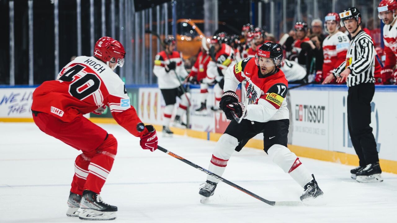 Eishockey-WM: Deutliche Pleite für Österreich gegen Dänemark