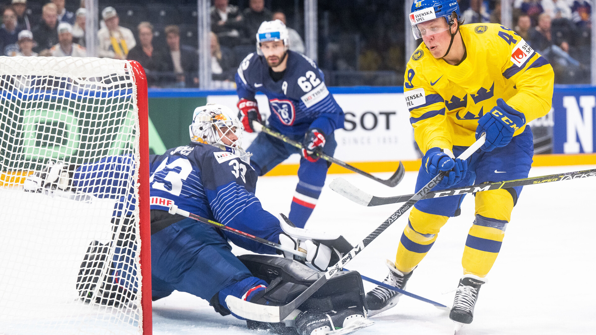 Eishockey-WM: Schweden macht gegen Frankreich früh alles klar