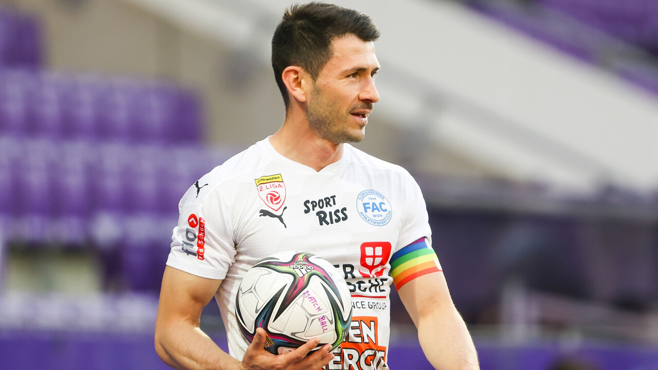 2. Liga: FAC-Kapitän Becirovic in Top-Ten der Rekordspieler