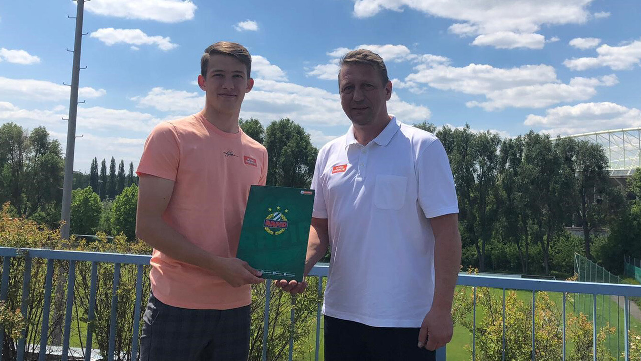 Rapid verlängert Vertrag mit Eigengewächs Pascal Fallmann