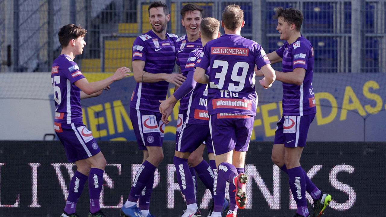 Bundesliga: Austria Wien gewinnt auswärts beim SKN St. Pölten