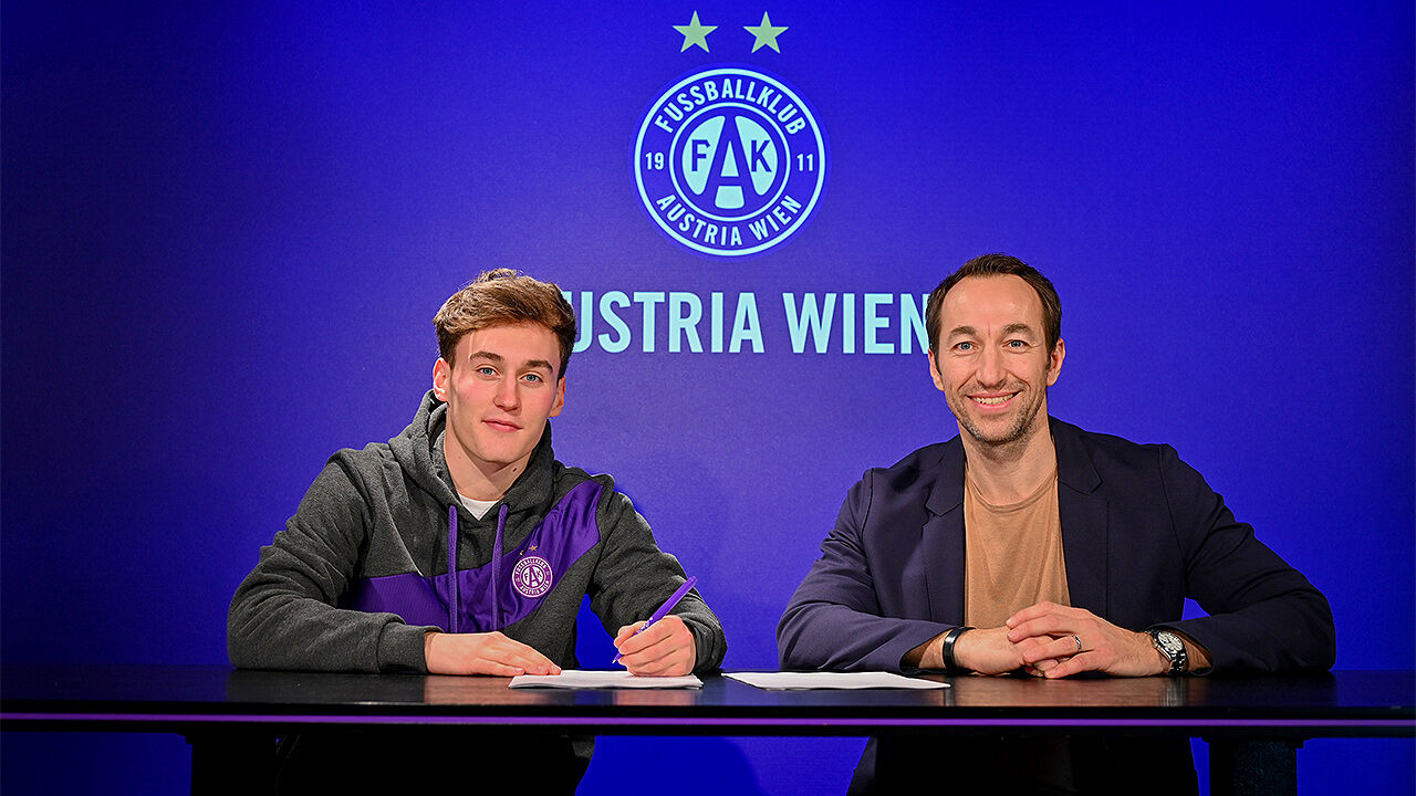 Transfer-Hattrick! Austria Wien leiht Frankfurt-Youngster aus Transfer-Hattrick! Austria Wien leiht Frankfurt-Youngster aus