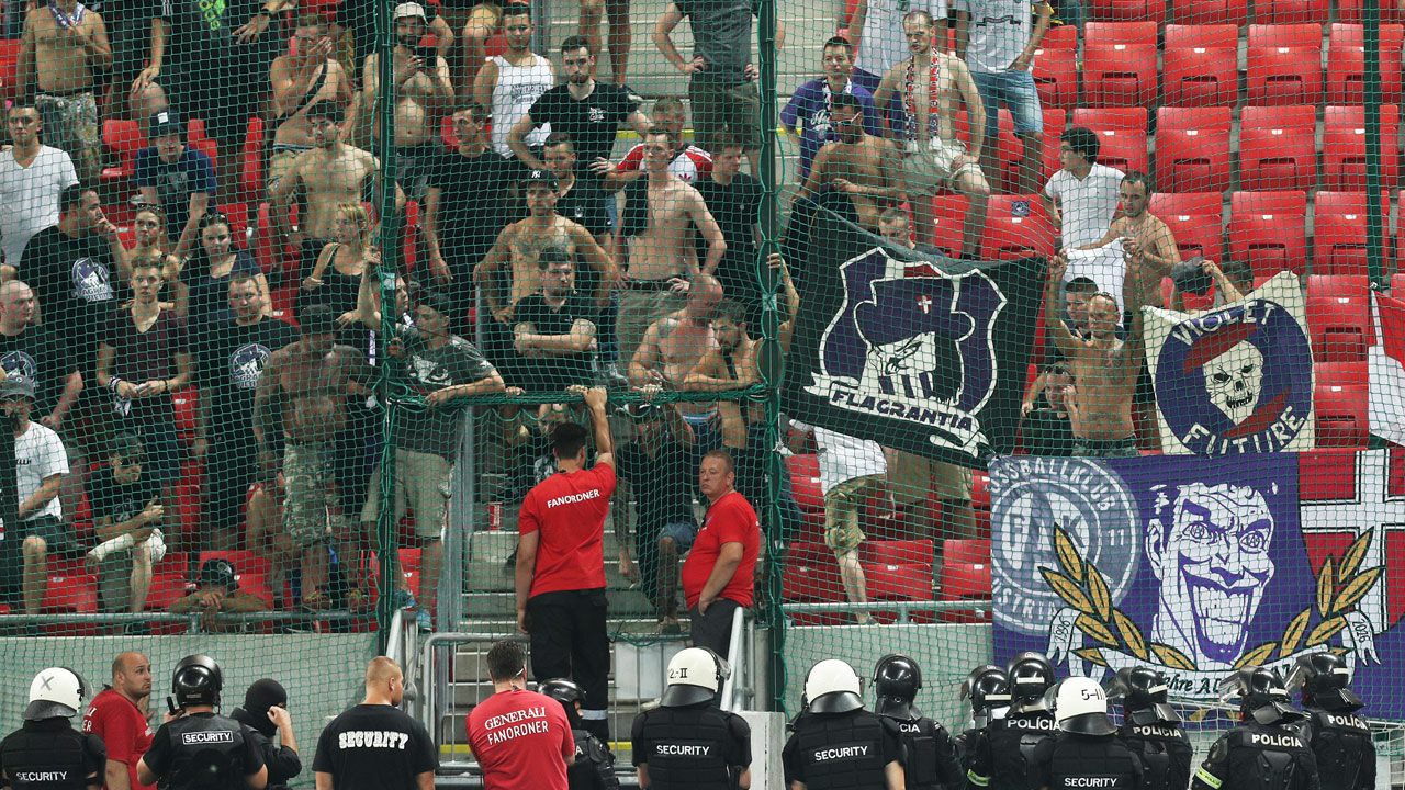 Austria-Fans in Rom festgenommen - Fussball - Europa League Austria-Fans in Rom festgenommen - Fussball - Europa League