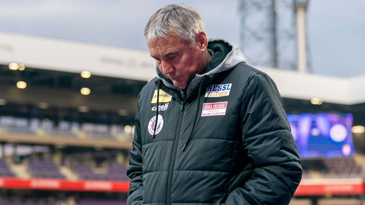 Pacult sauer auf Schiri: Das mit der Vidi-Wall ist das i-Tüpferl!