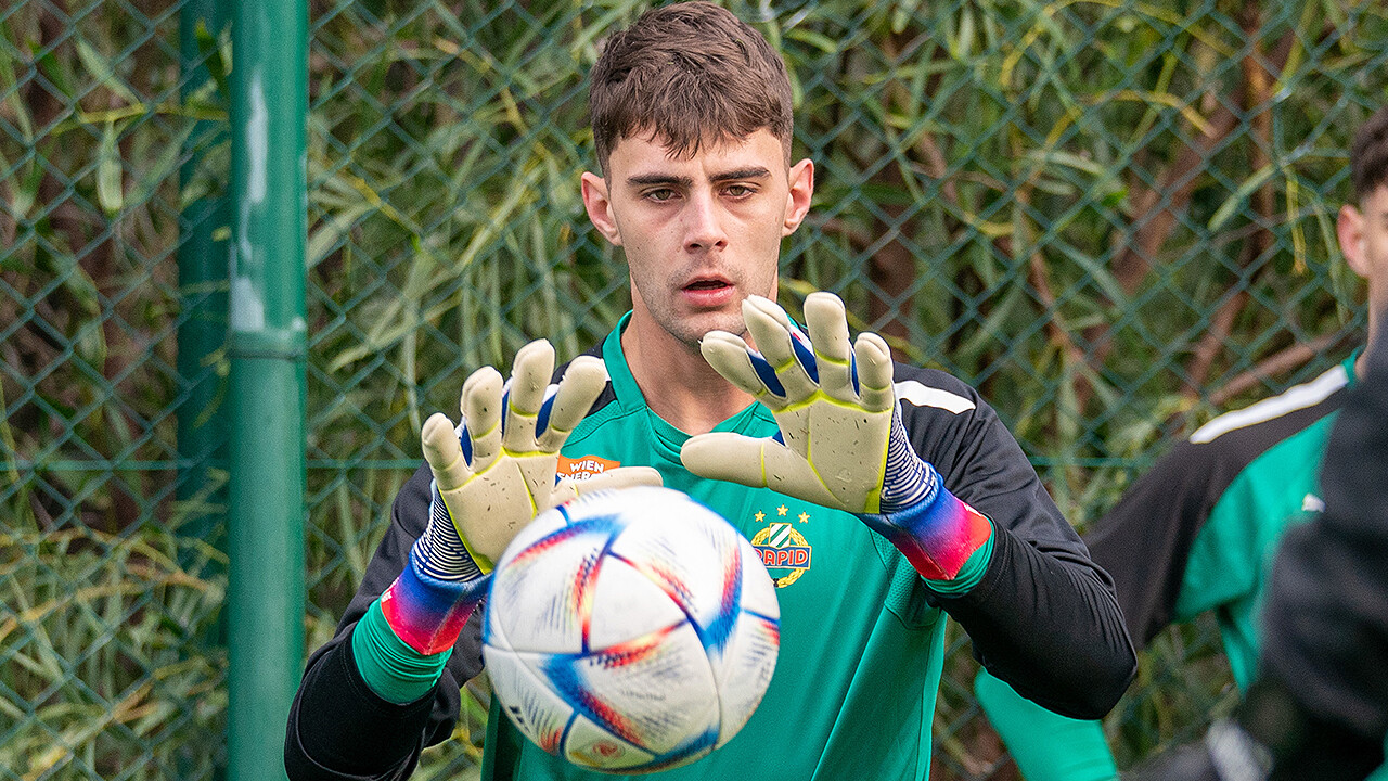 Torhüter Niklas Hedl: "Rapid bewegt die Menschen"