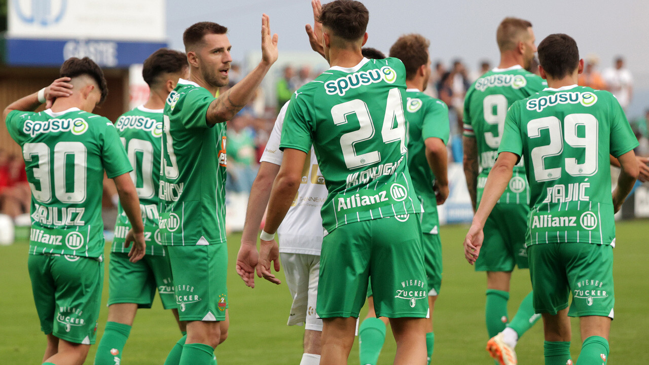 Matthias Seidl trifft im Testspiel-Debüt für Rapid Wien