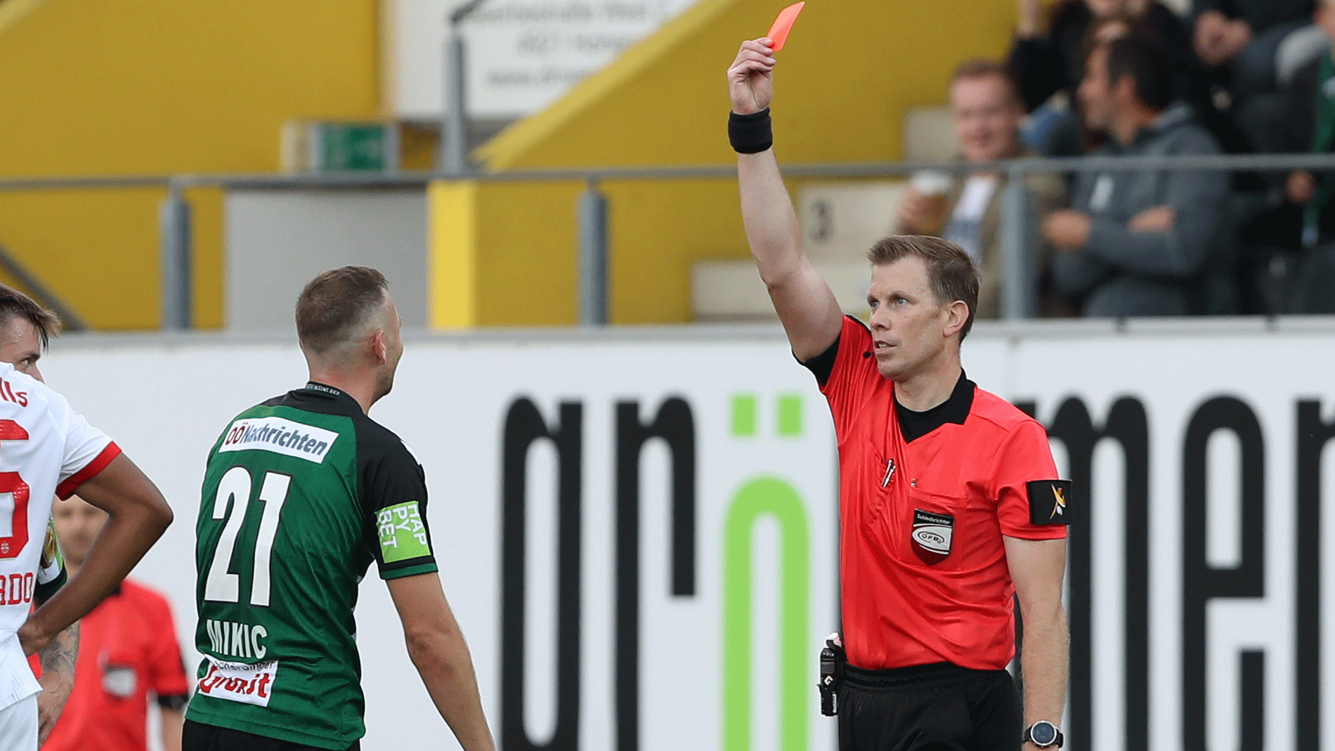 Bundesliga: SV Ried hat nach 8 Runden mehr Rote Karten als Tore