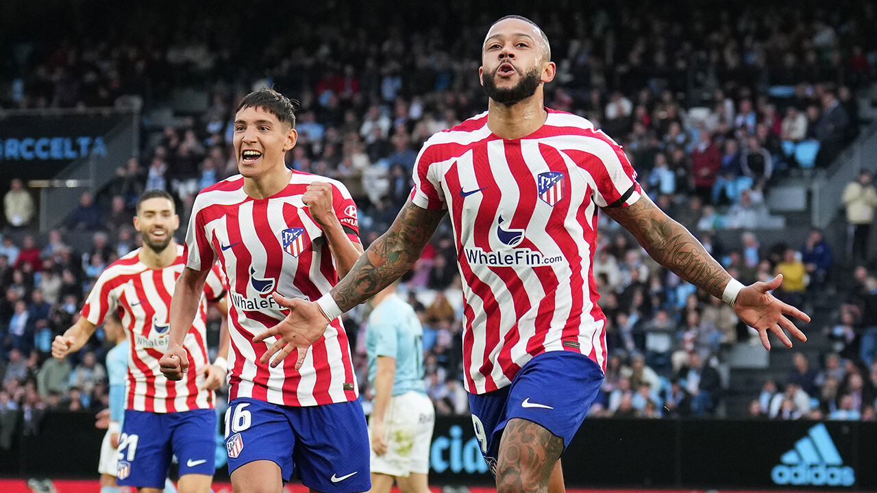 Depay mit Tordebüt: Atletico siegt spät in Unterzahl