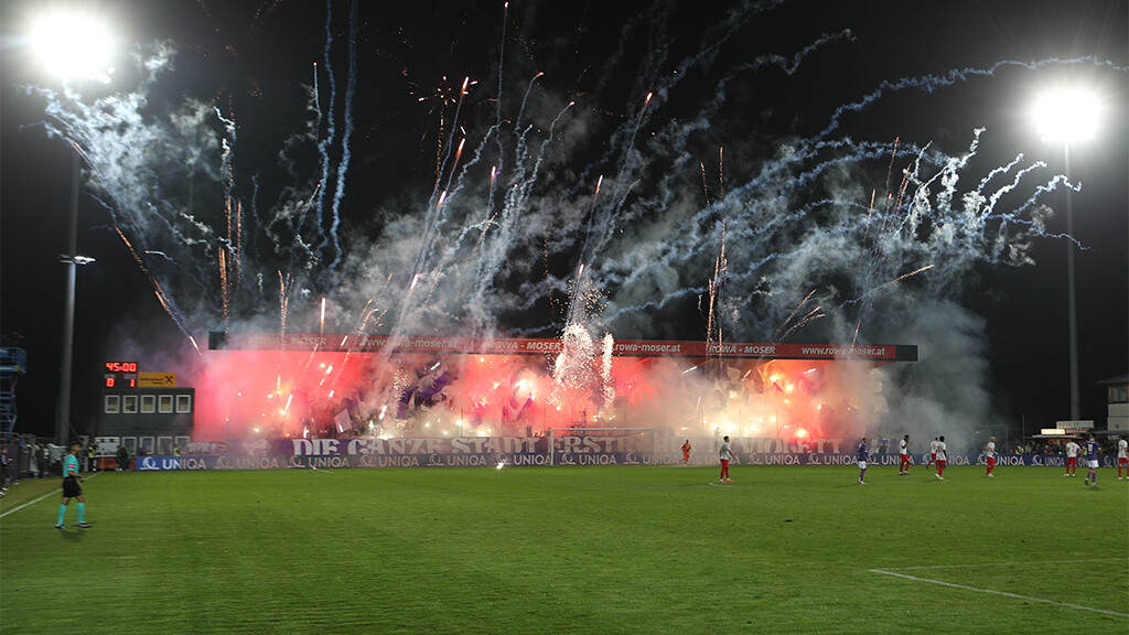 Cup: Austria Salzburg kassiert für Pyro-Einsatz hohe Geldstrafe