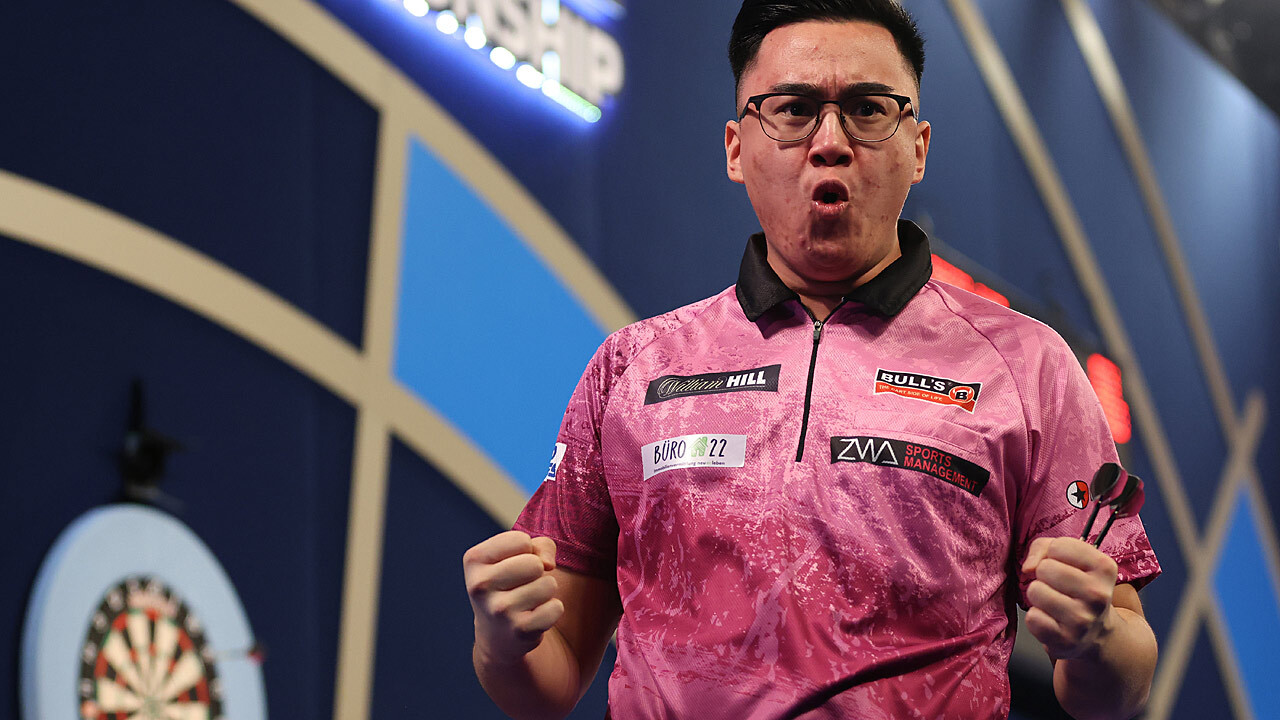 Darts-WM: Rusty-Jake Rodriguez glänzt bei WM-Debüt