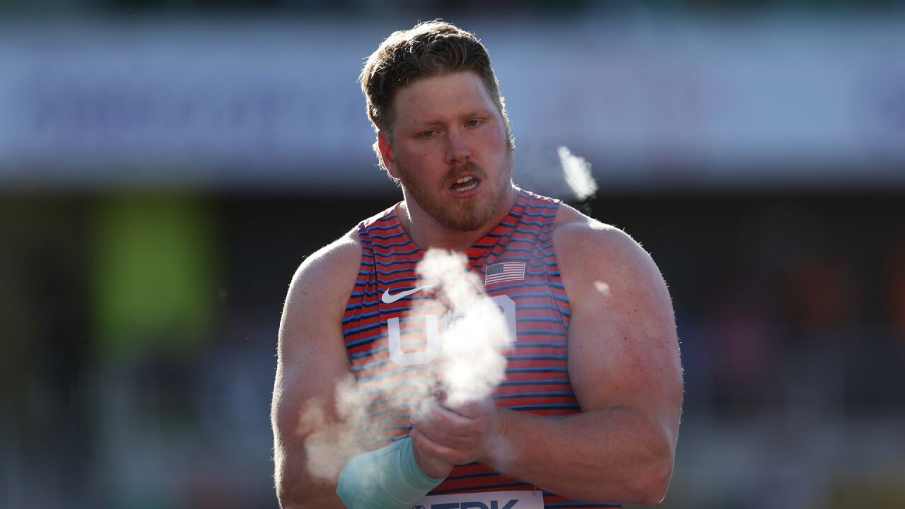 Kugelstoßer Ryan Crouse verbessert seinen eigenen Weltrekord