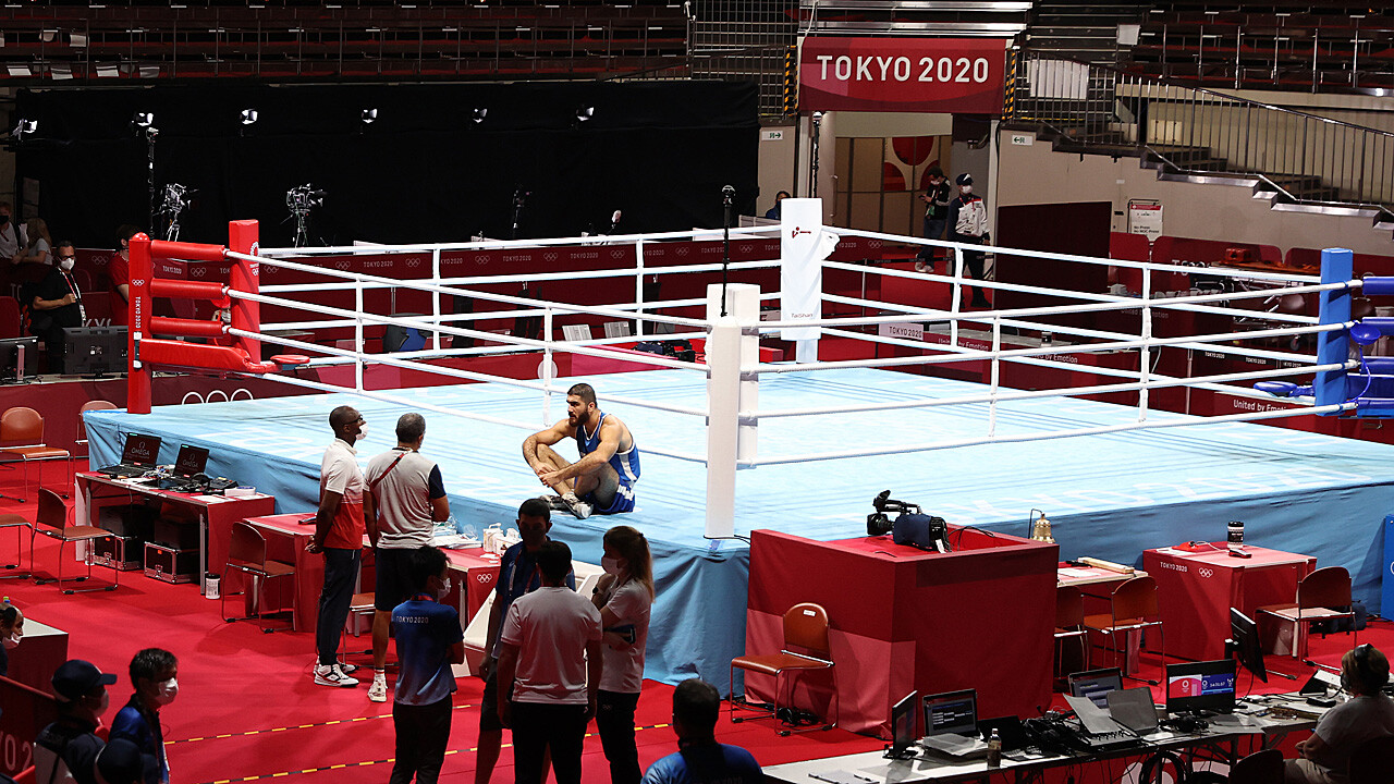 Olympia 2020: Boxer Aliev mit Sitzstreik nach Disqualifikation
