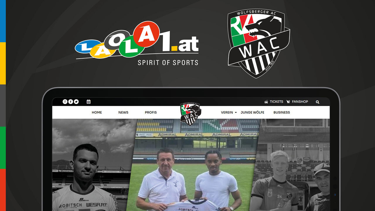 LAOLA1 vermarktet neue Klub-Website des Wolfsberger AC