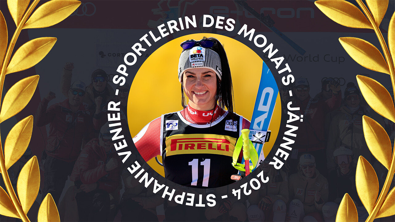 Stephanie Venier ist die Sportlerin des Monats Jänner