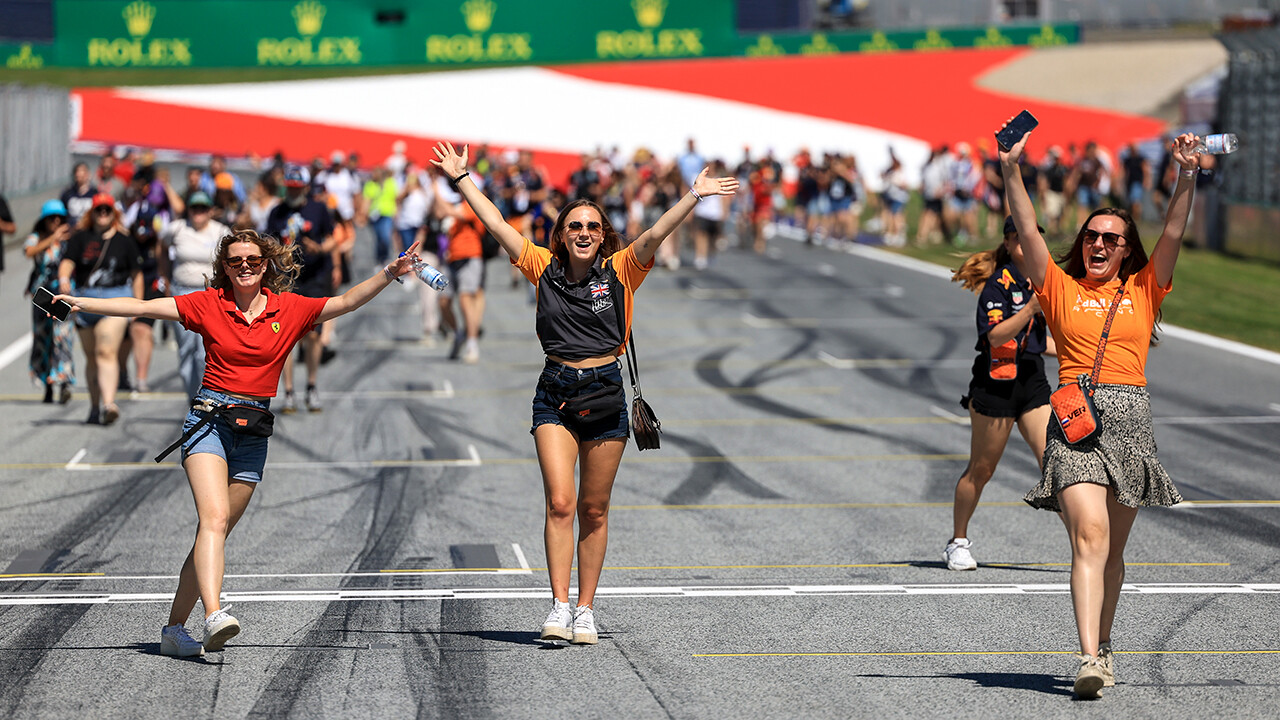 Die besten Bilder: Fans feiern Formel-1-Party in Spielberg