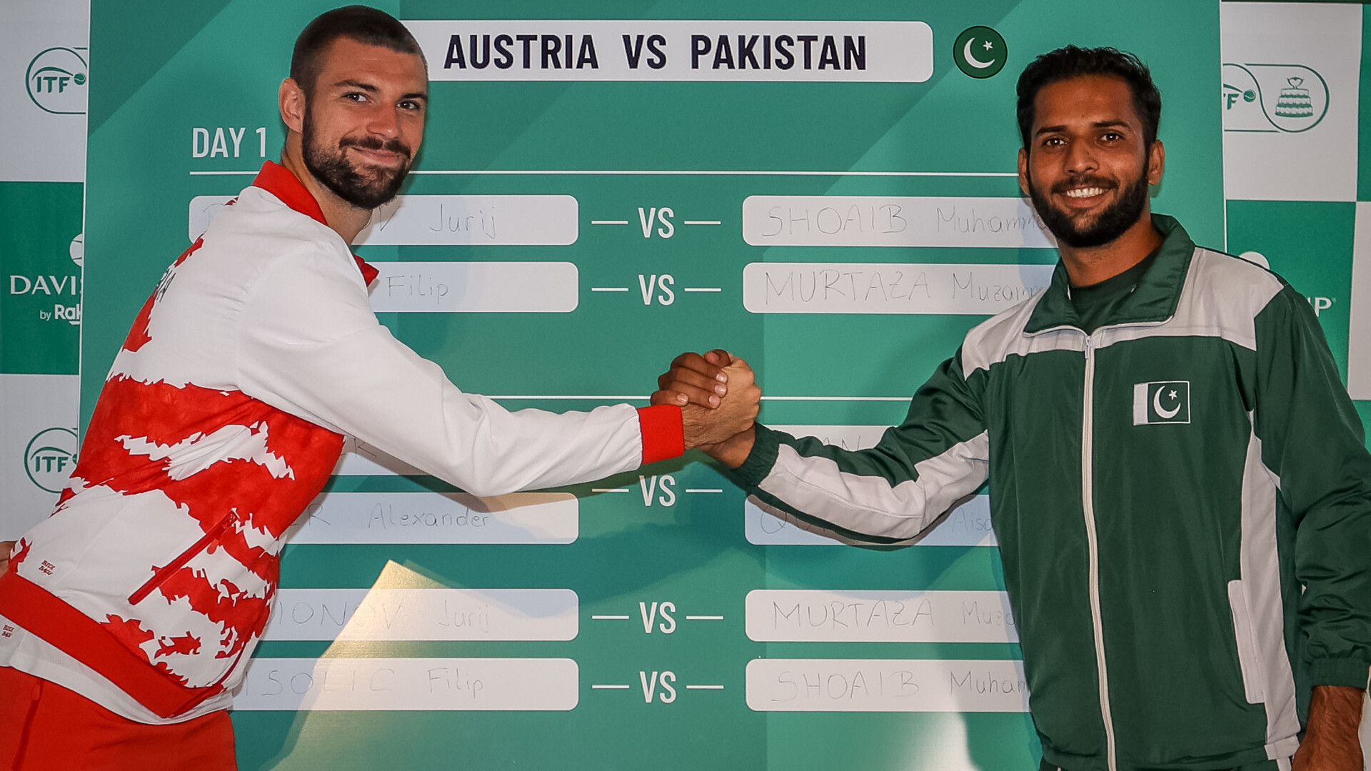 Jurij Rodionov eröffnet Davis Cup gegen Pakistan