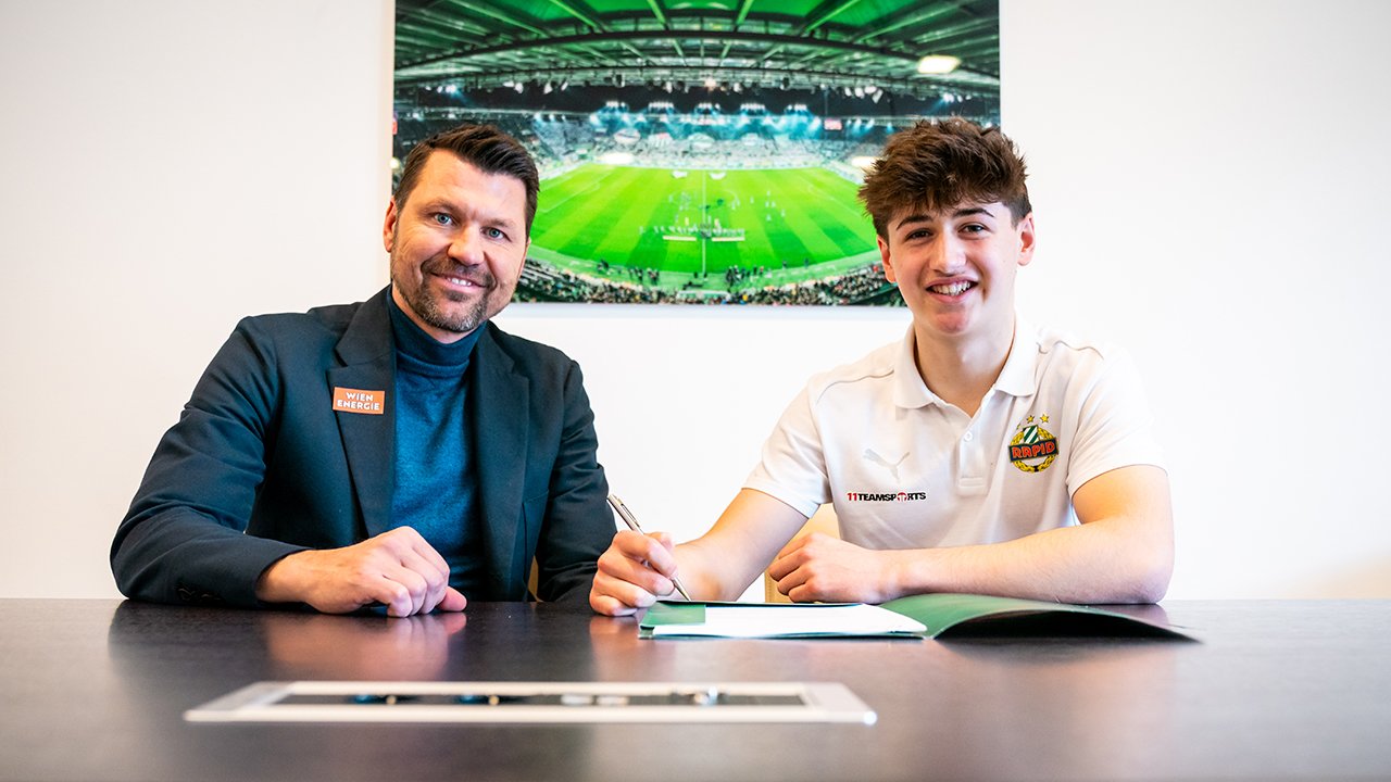 "Will den Sprung in 1. Mannschaft" - Rapid bindet Youngster