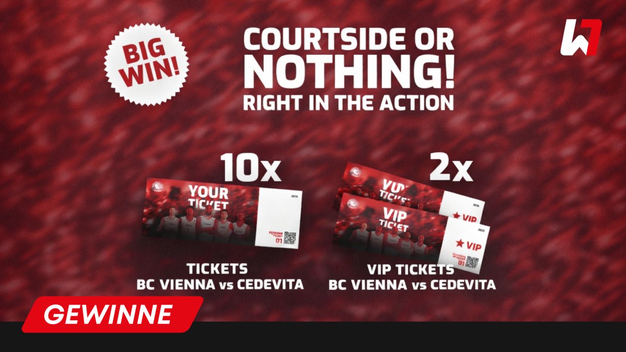 GEWINNSPIEL: BC VIENNA - CEDEVITA LJUBLJANA