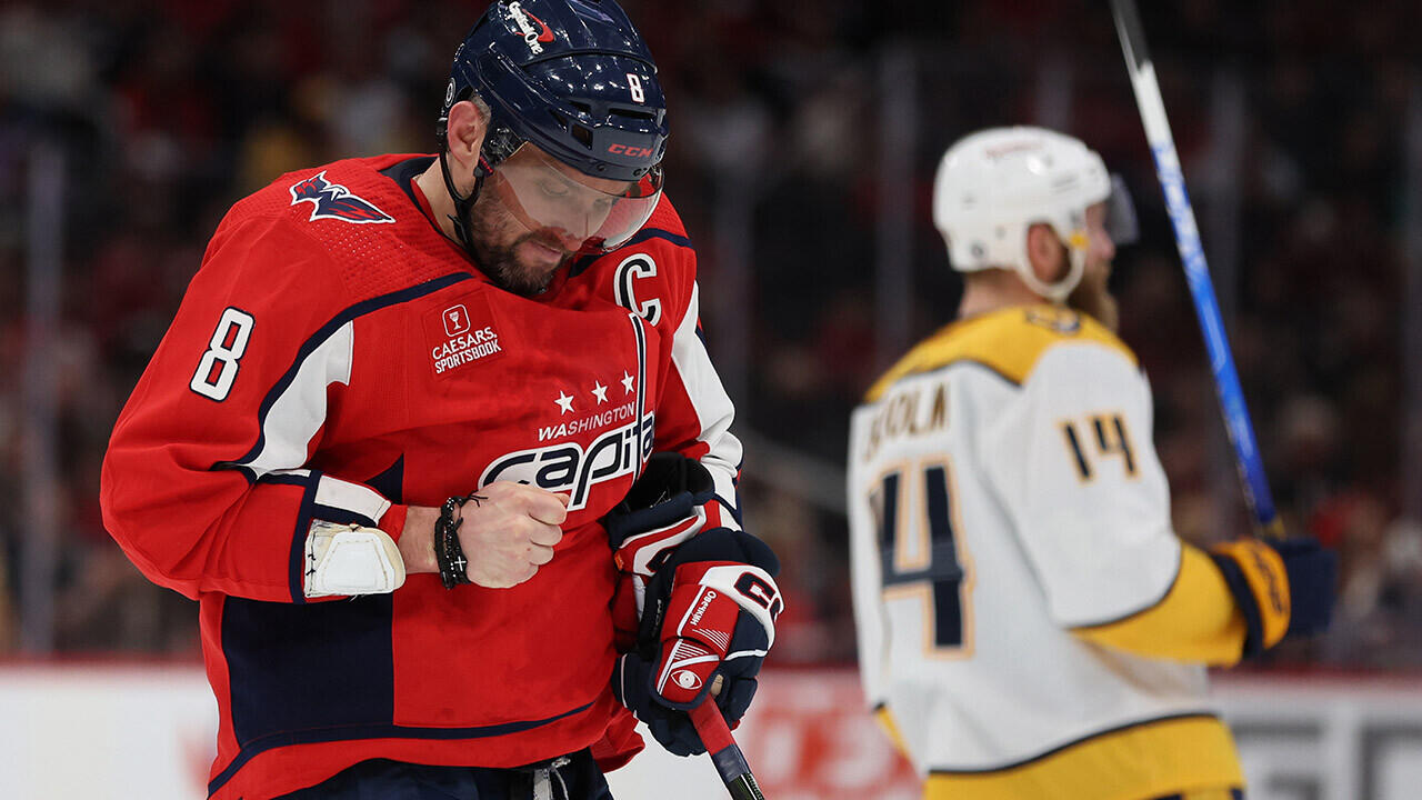 NHL: Nashville Predators stoppen Ovechkins Tor-Serie