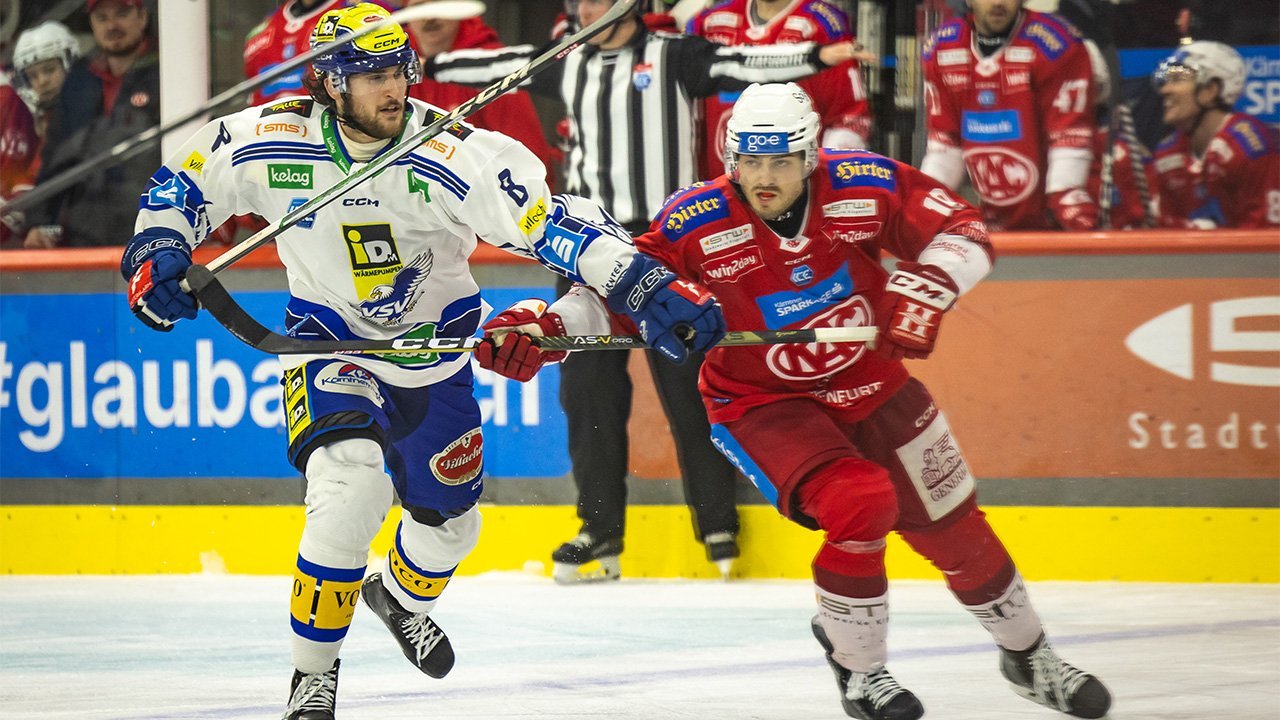 ICE Hockey League LIVE: Konferenz mit KAC - VSV